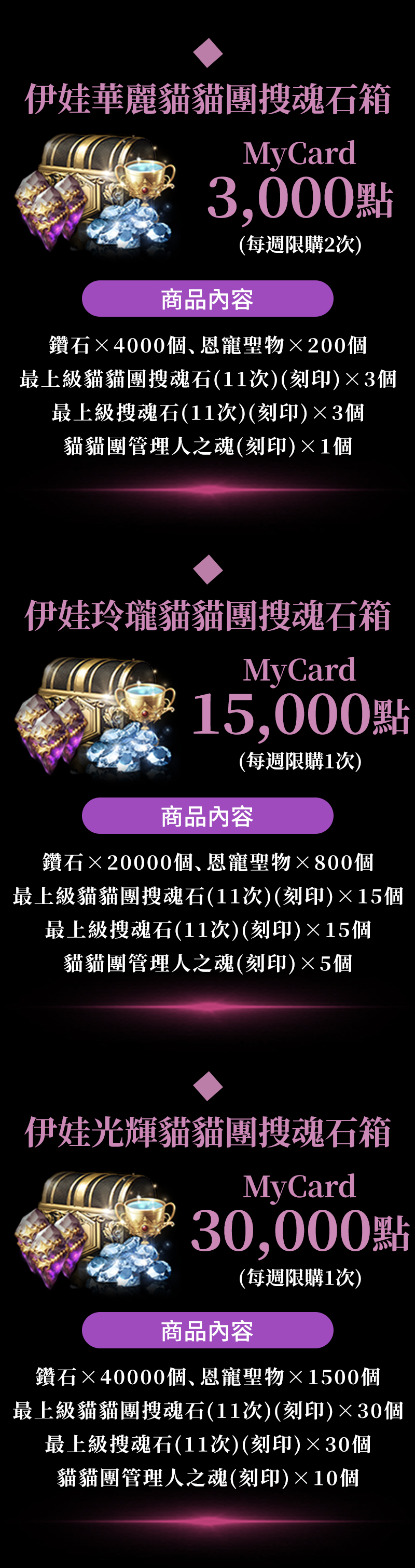 《天堂2M》MyCard會員獨享禮包回饋